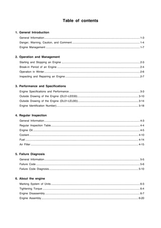 Doosan d18 nap diesel engine service repair operation maintenance ...