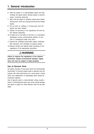 Doosan d24 dipp diesel engine service repair manual | PDF