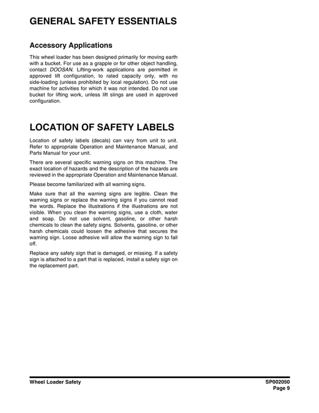 Doosan dl220 wheel loader service repair manual | PDF