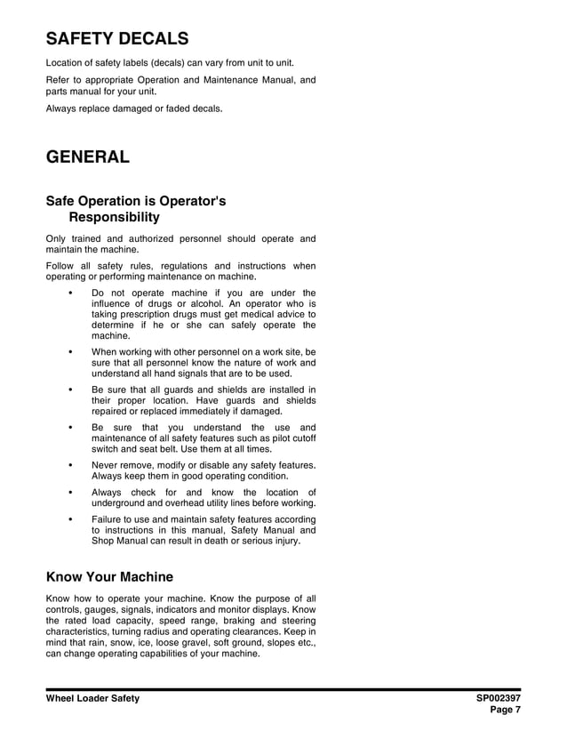 Doosan dl300 3 wheel loader service repair manual | PDF