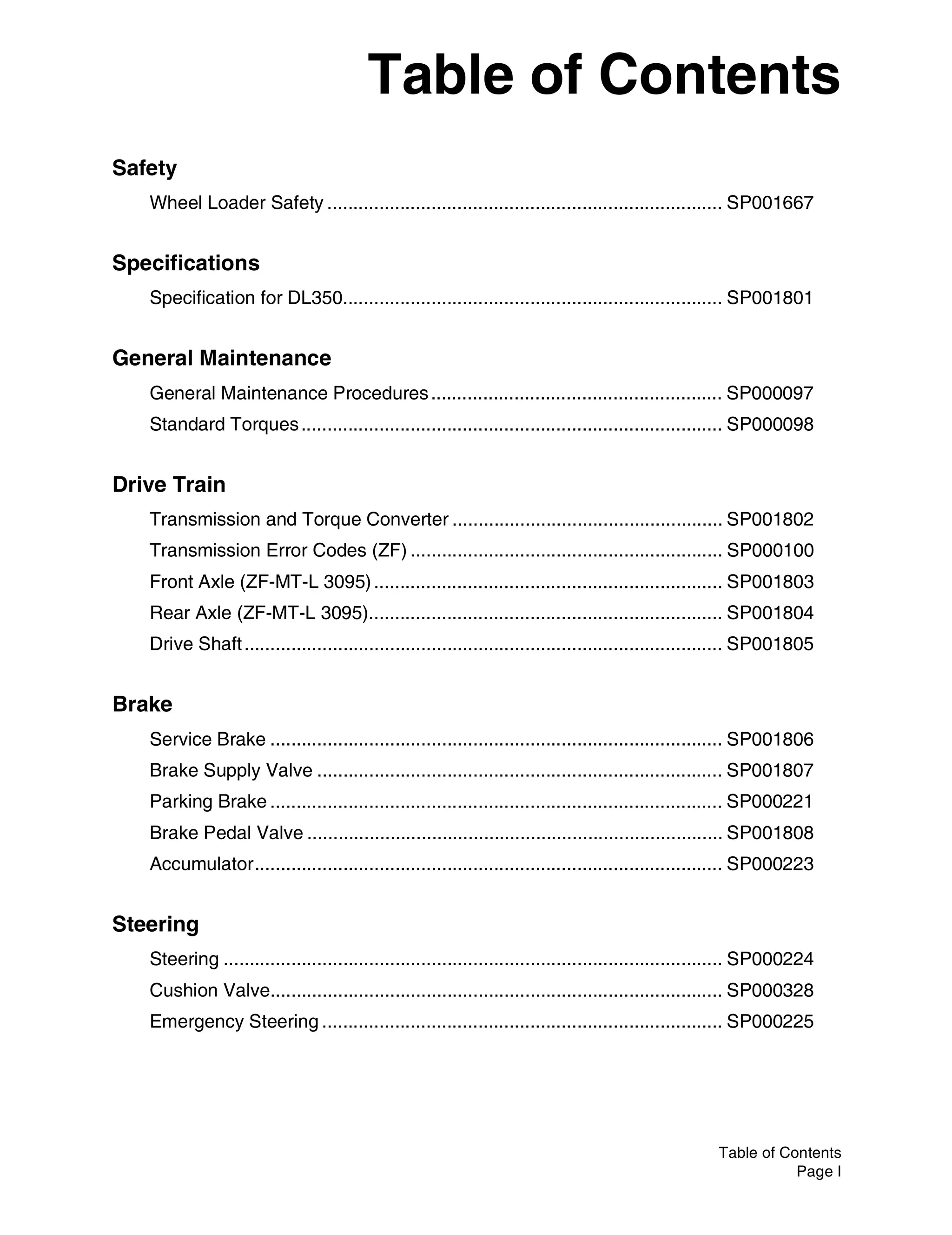 Doosan dl350 wheel loader service repair manual | PDF