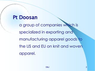 Doosan profile | PPTX