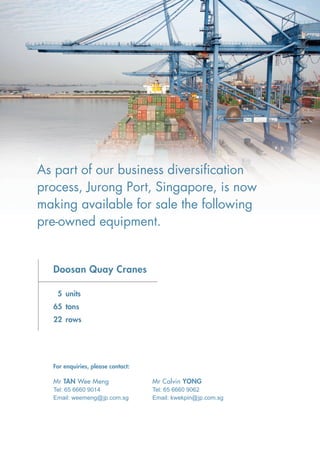 Doosan Quay Cranes (brochure) | PDF
