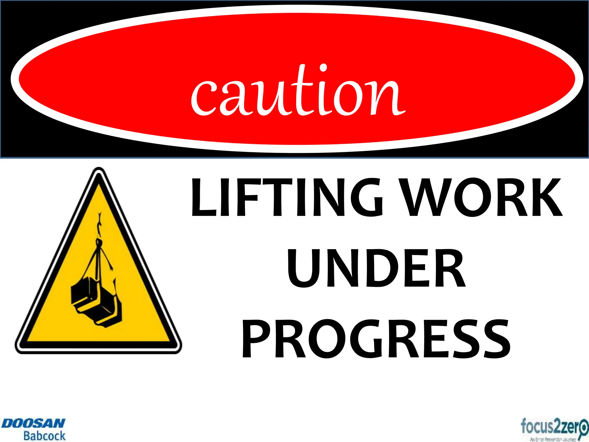 safety SIGNAGE for oil and gas safe execution of all CTA | PPTX