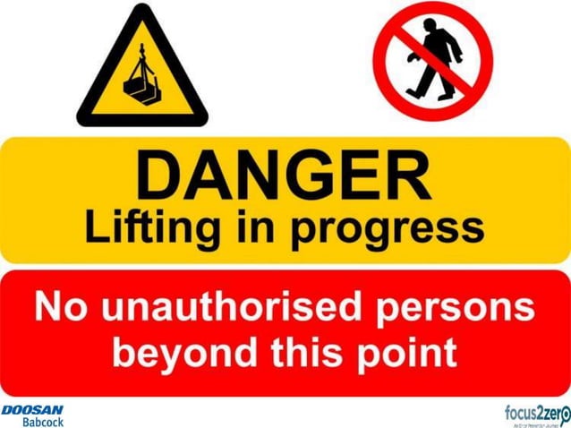 safety SIGNAGE for oil and gas safe execution of all CTA | PPTX | First ...