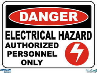 safety SIGNAGE for oil and gas safe execution of all CTA | PPTX