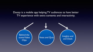 DooZY Second Screen Platform | PPT