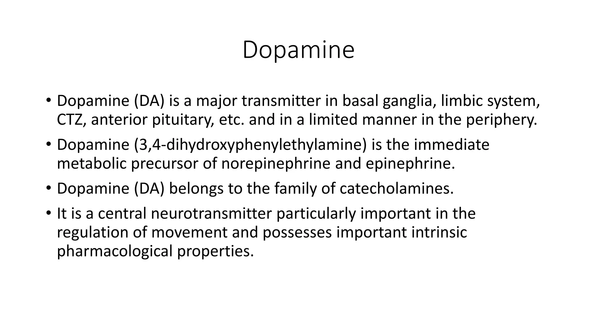 Dopamine | PPT