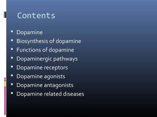 DOPAMINE, bromocriptine and pergolide.pptx