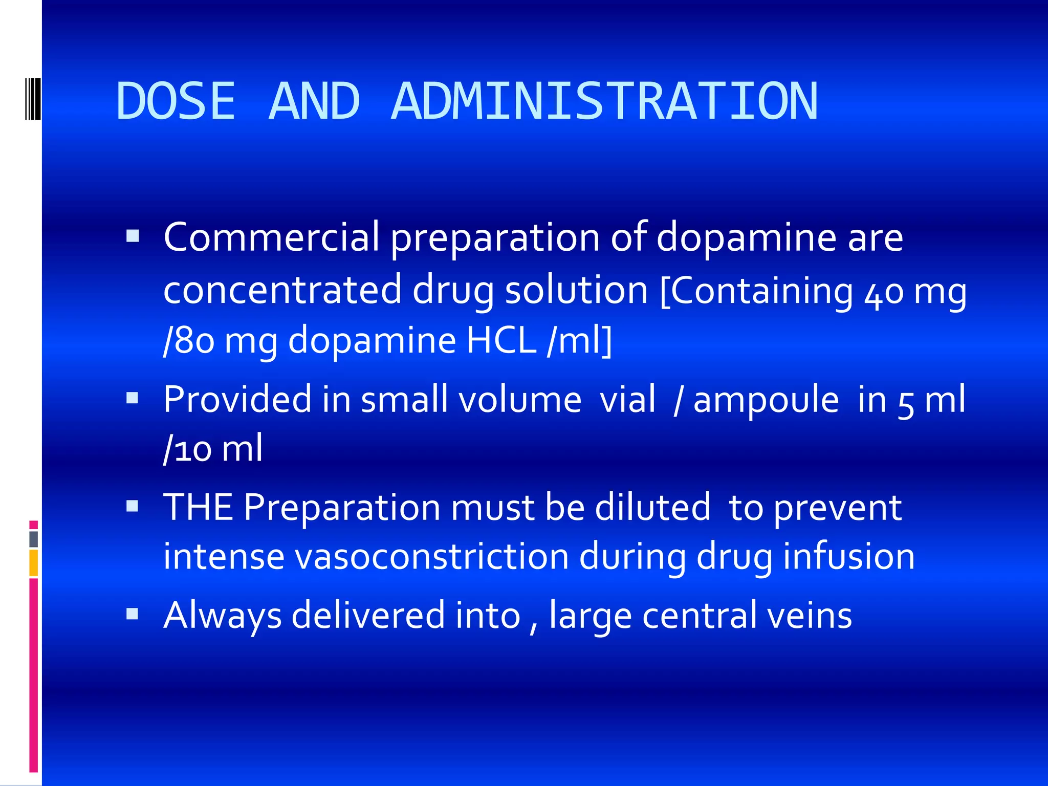 Dopamine & dobutamine | PPTX