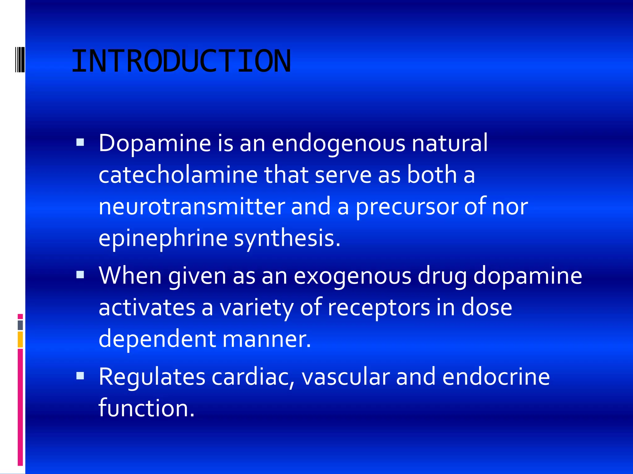 Dopamine & dobutamine | PPTX