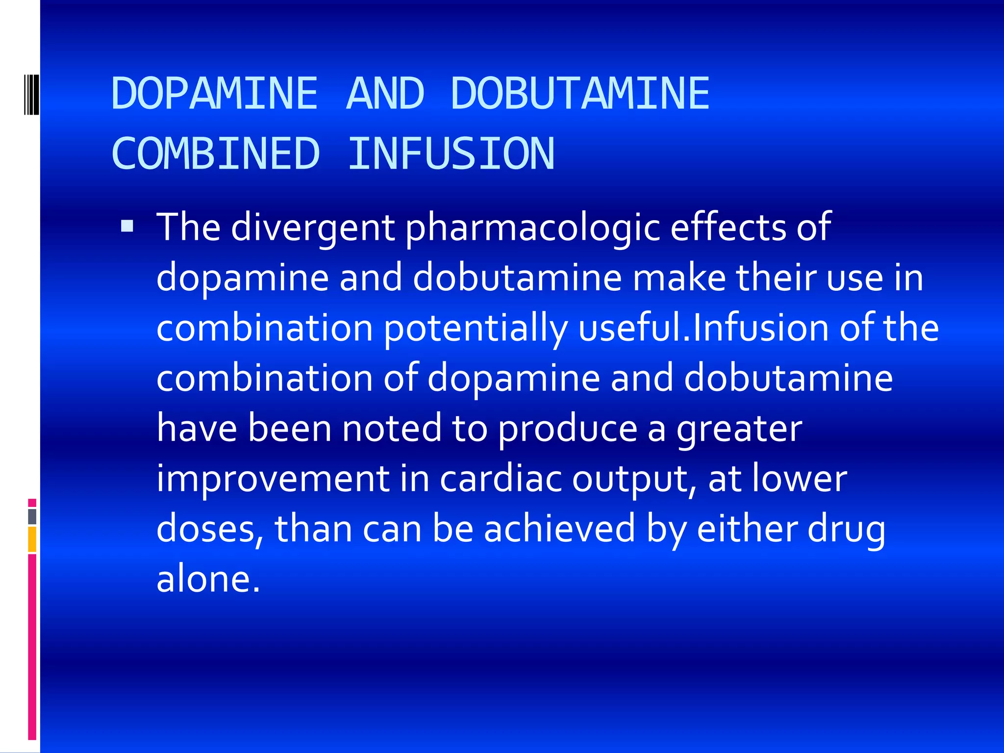 Dopamine & dobutamine | PPTX