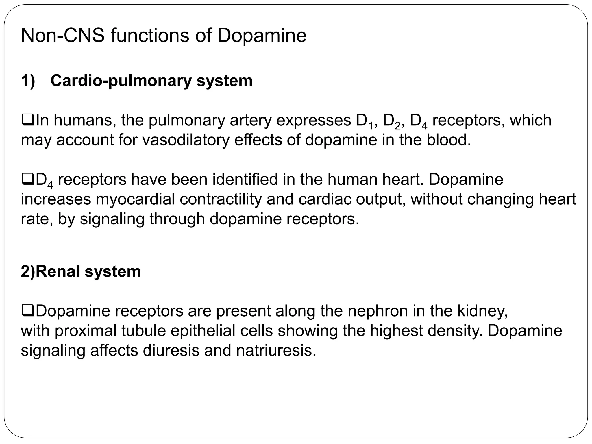 Dopaminegic receptors | PPTX