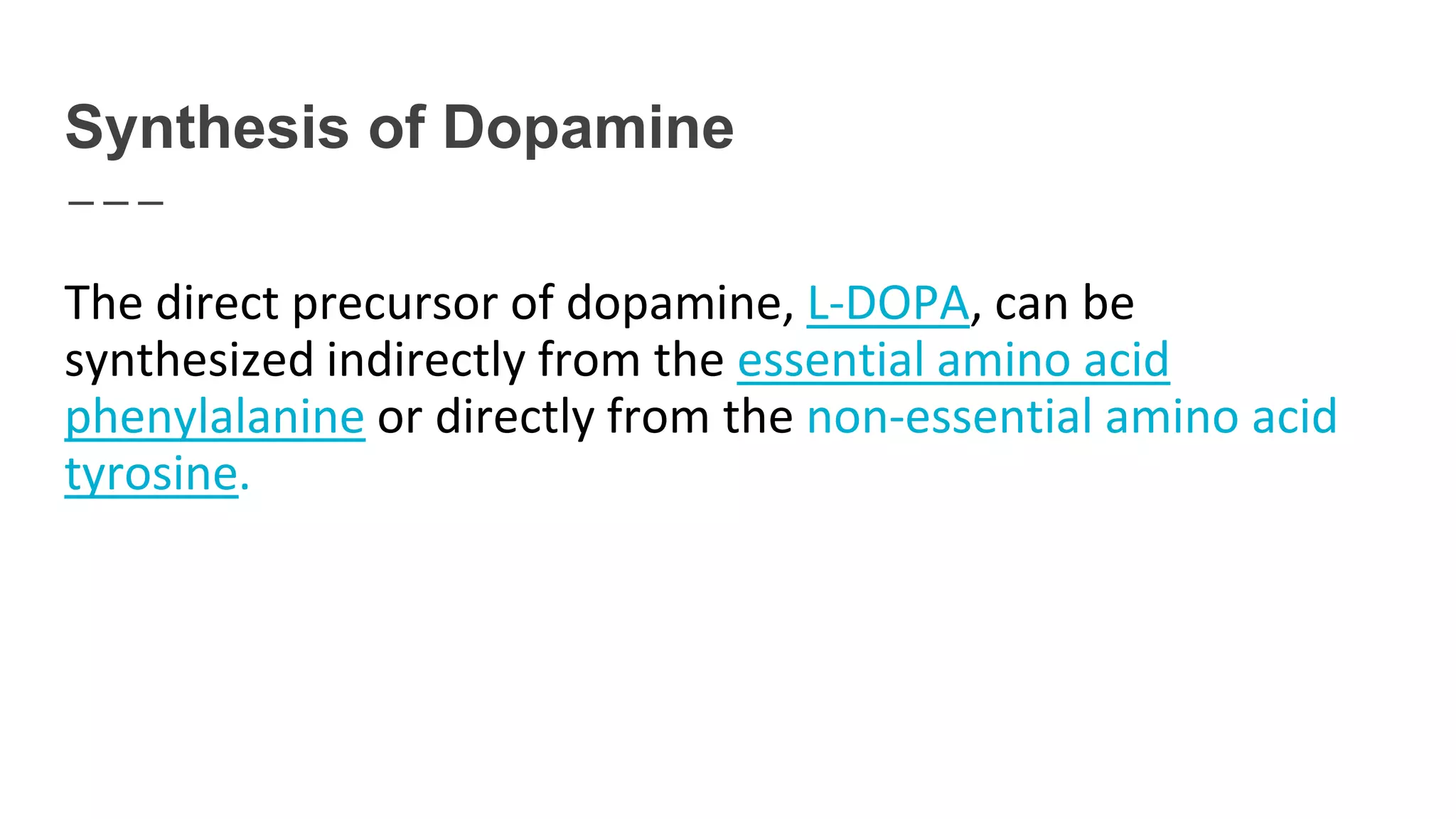 Dopamine & levodopa | PPTX