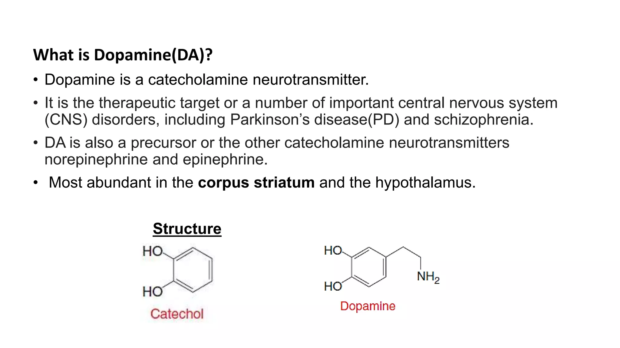 Dopamine neurotransmission pharmacology.pptx