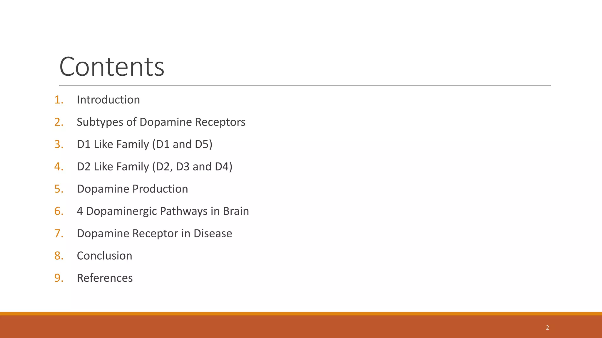 Dopamine Receptor by Debarun Ghosh | PPTX