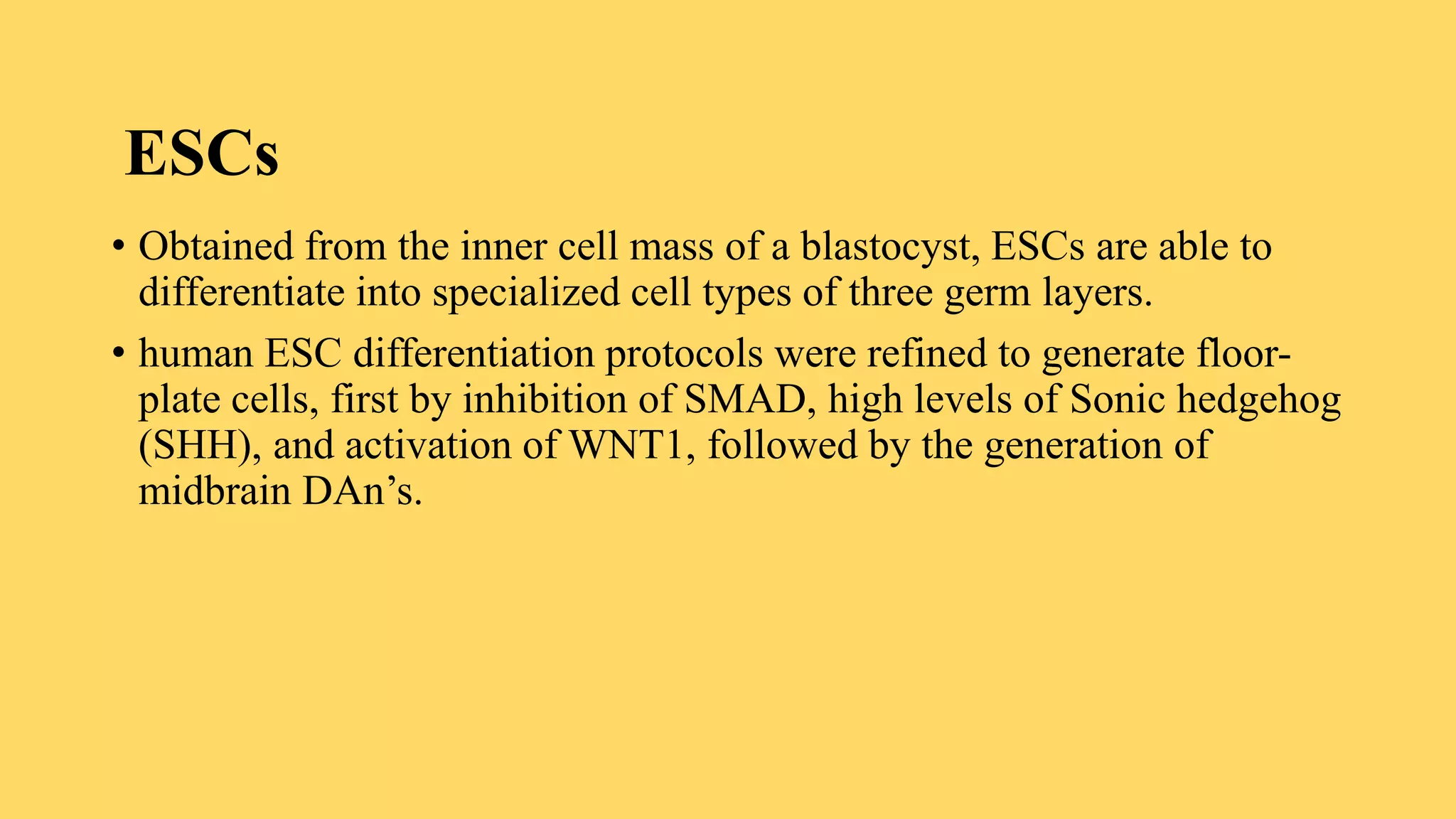 Dopaminergic cell replacement therapy in Parkinson disease by ...