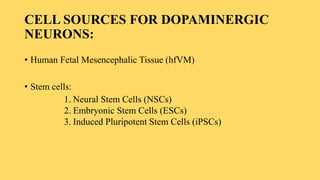 Dopaminergic cell replacement therapy in Parkinson disease by ...