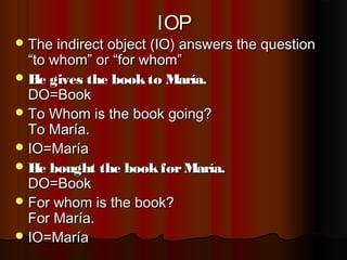 Spanish DOP and IOP | PPT