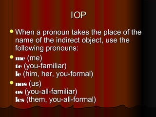 Spanish DOP and IOP | PPT