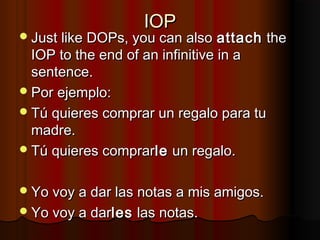 Spanish DOP and IOP | PPT