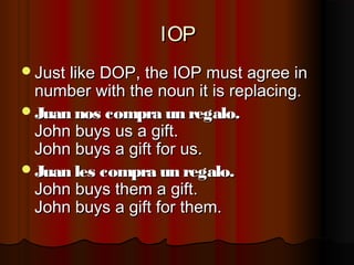 Spanish DOP and IOP | PPT
