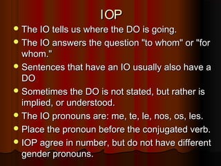 Spanish DOP and IOP | PPT