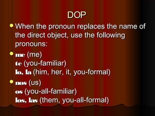 Spanish DOP and IOP | PPT