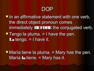Spanish DOP and IOP | PPT