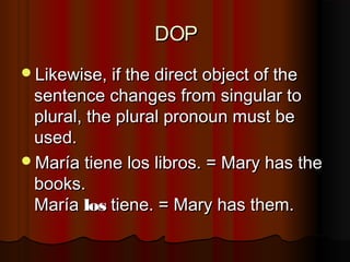 Spanish DOP and IOP | PPT
