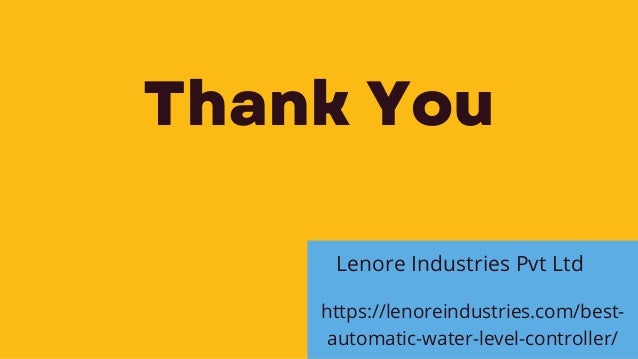 Do People Think Water Level Controlers are a Good Idea.pdf | Home ...