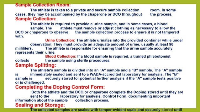 Dope sample collection procedure By WADA.pptx