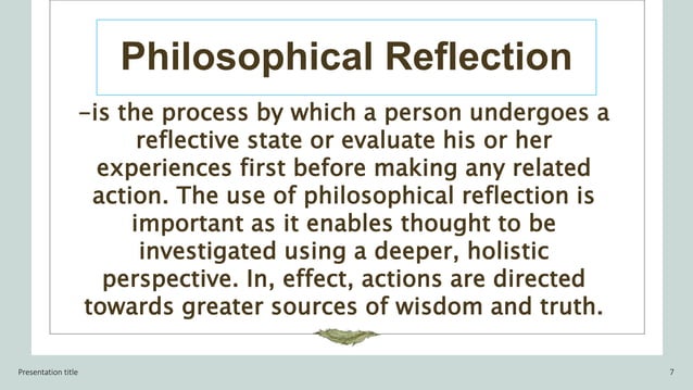 do philosophical reflection (lesson 3).pptx