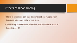 Doping and its effects | PPTX