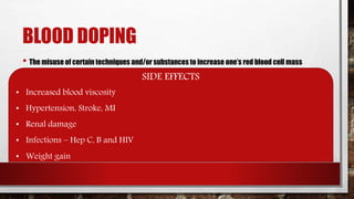 Doping and sports | PPTX