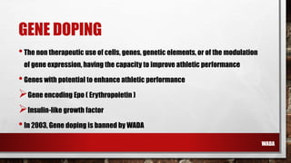 Doping and sports | PPTX