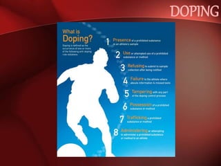 "DOPING IN SPORTS" CLASS- XI CBSE | PPTX