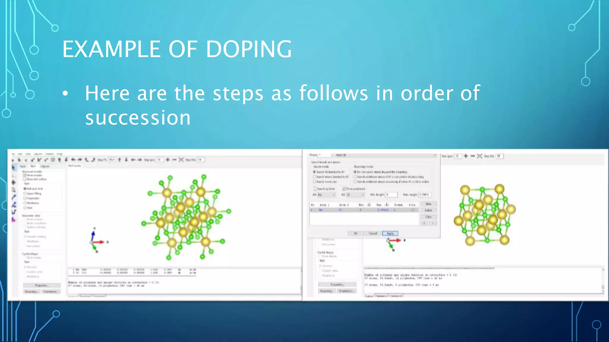 Doping crystal structures using vesta.pptx