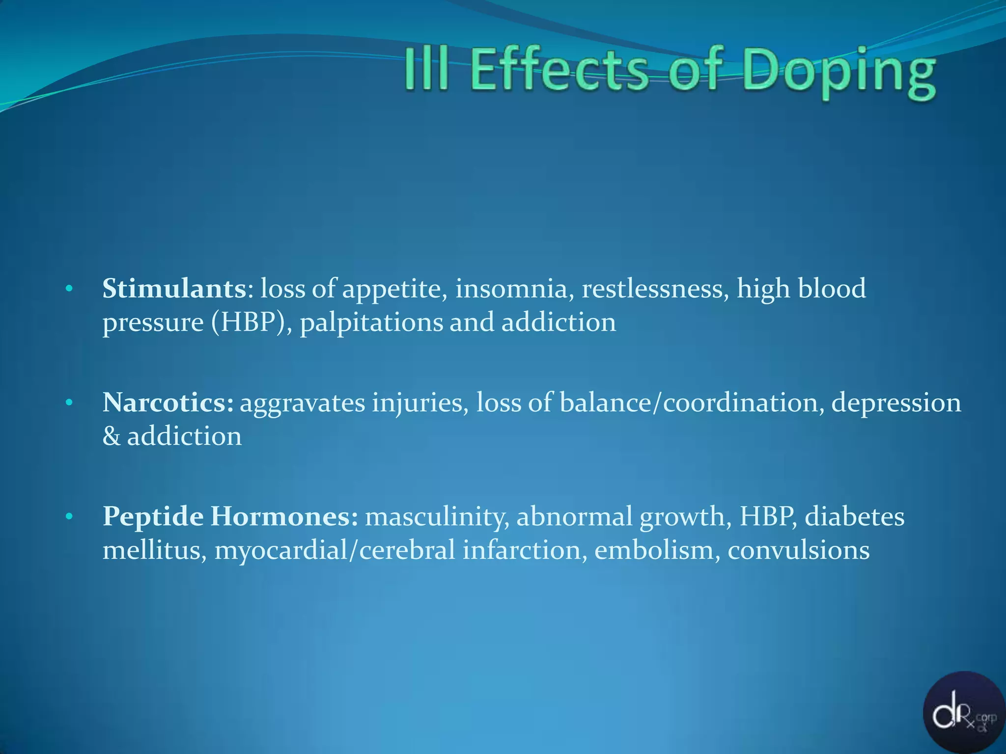 Doping in sports | PPTX