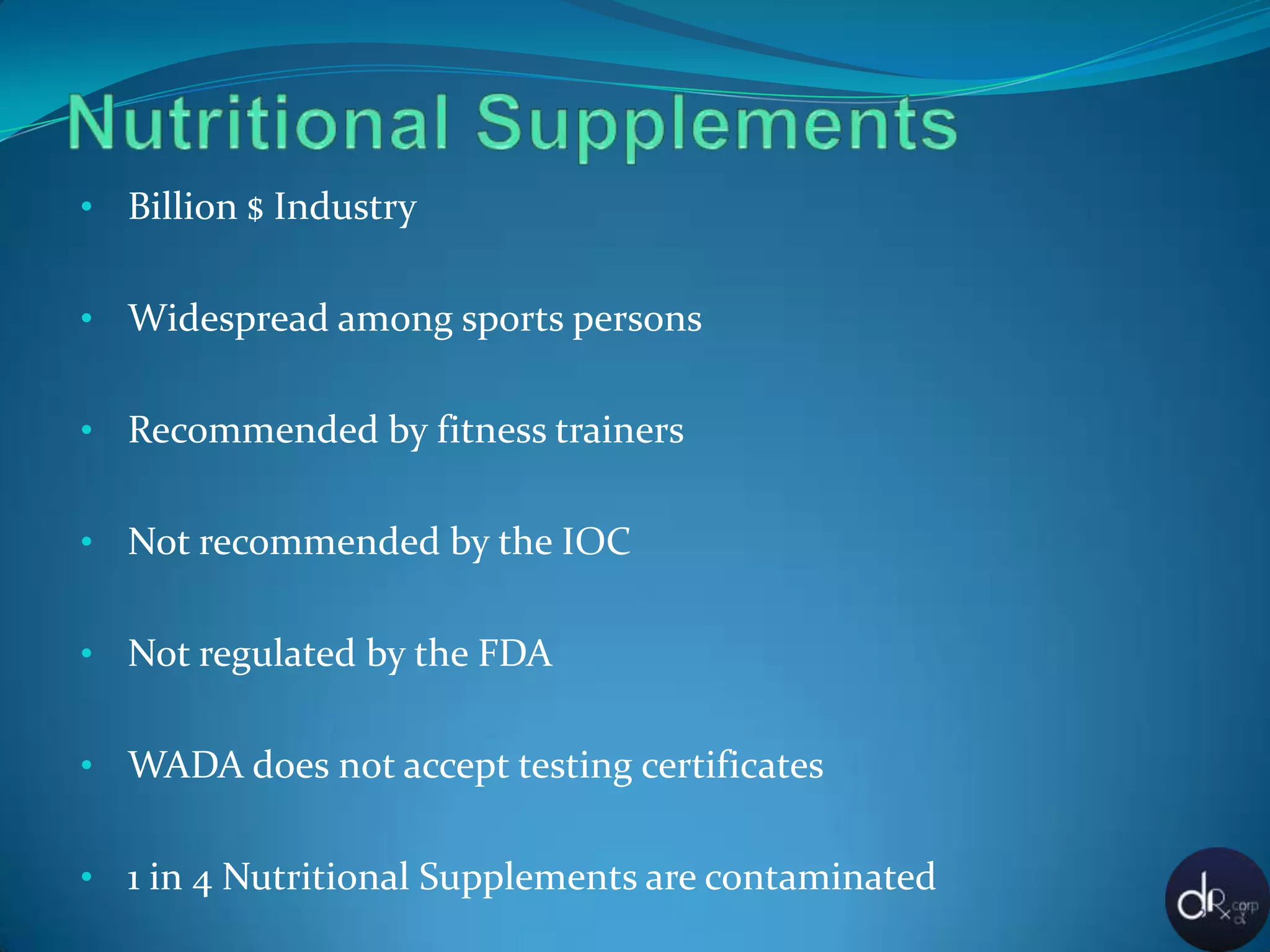 Doping in sports | PPTX