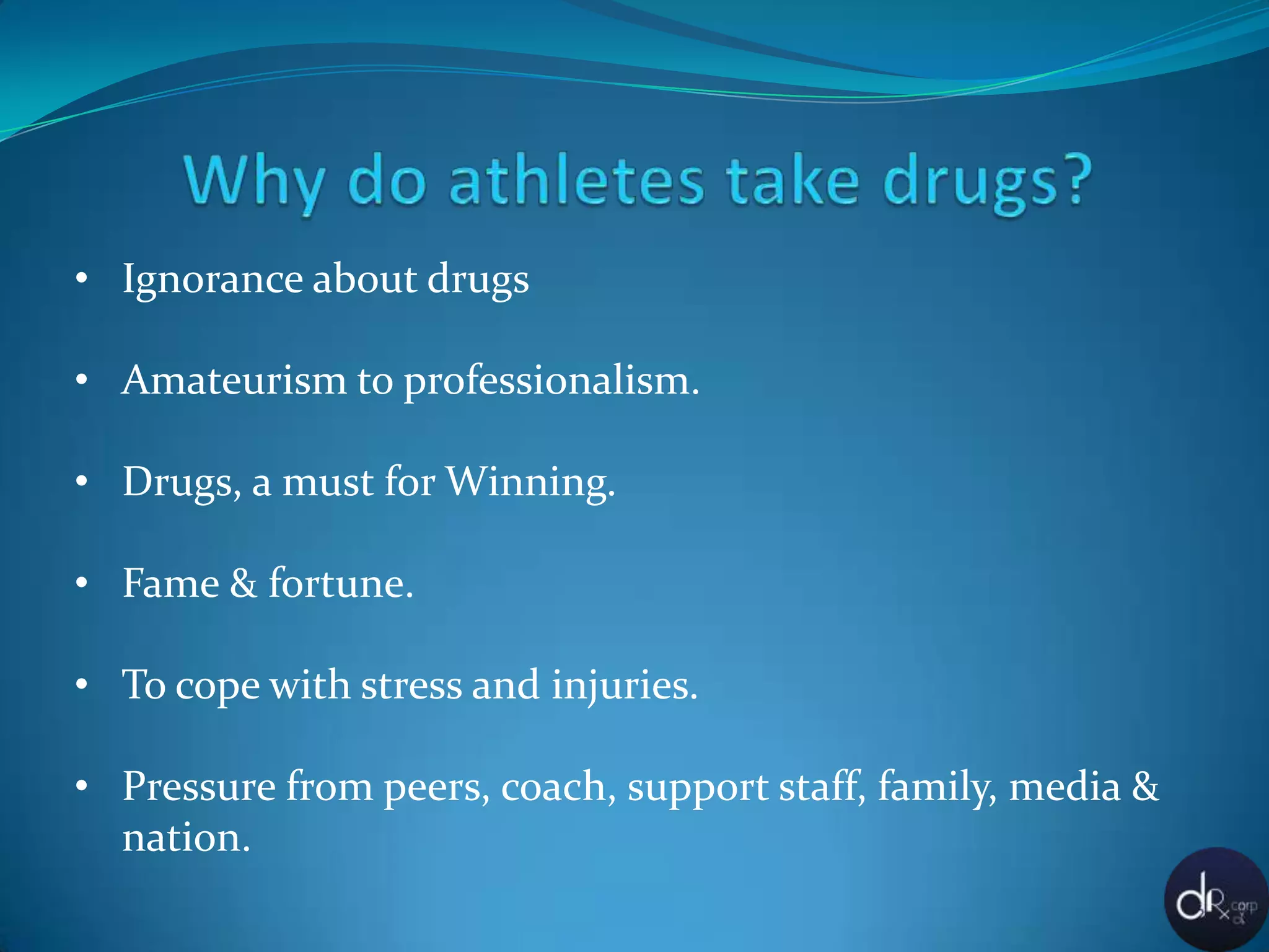 Doping in sports | PPTX