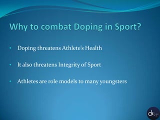Doping in sports | PPTX