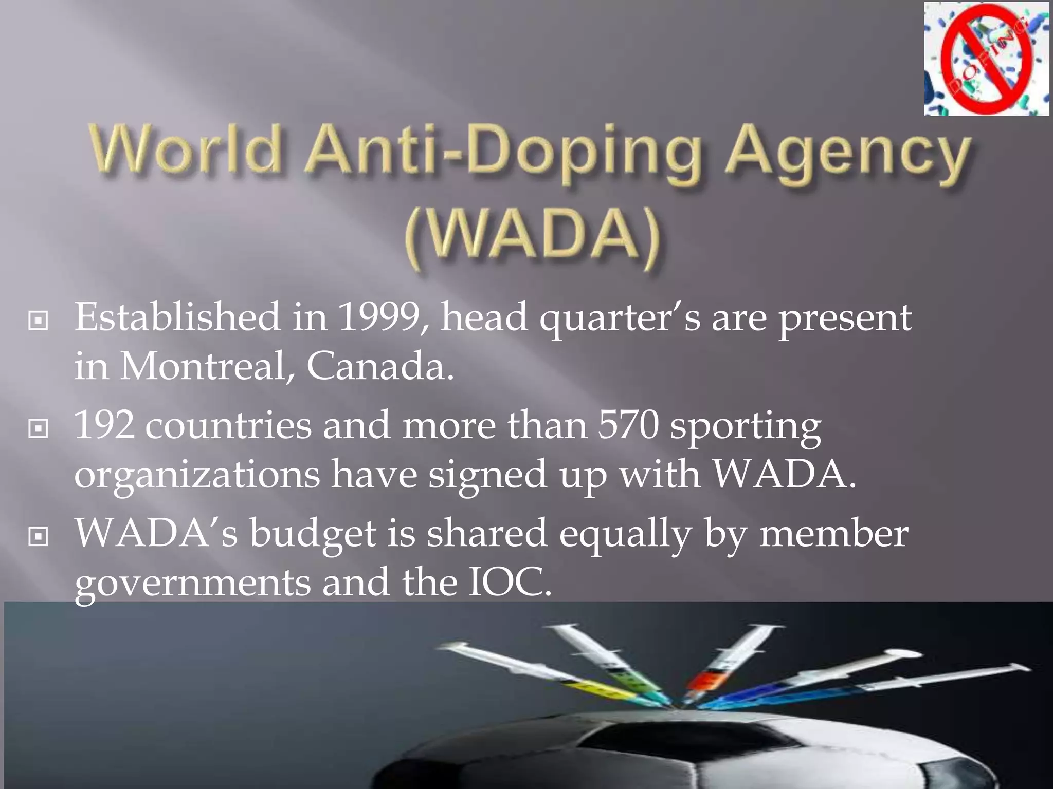 Doping in sports | PPTX
