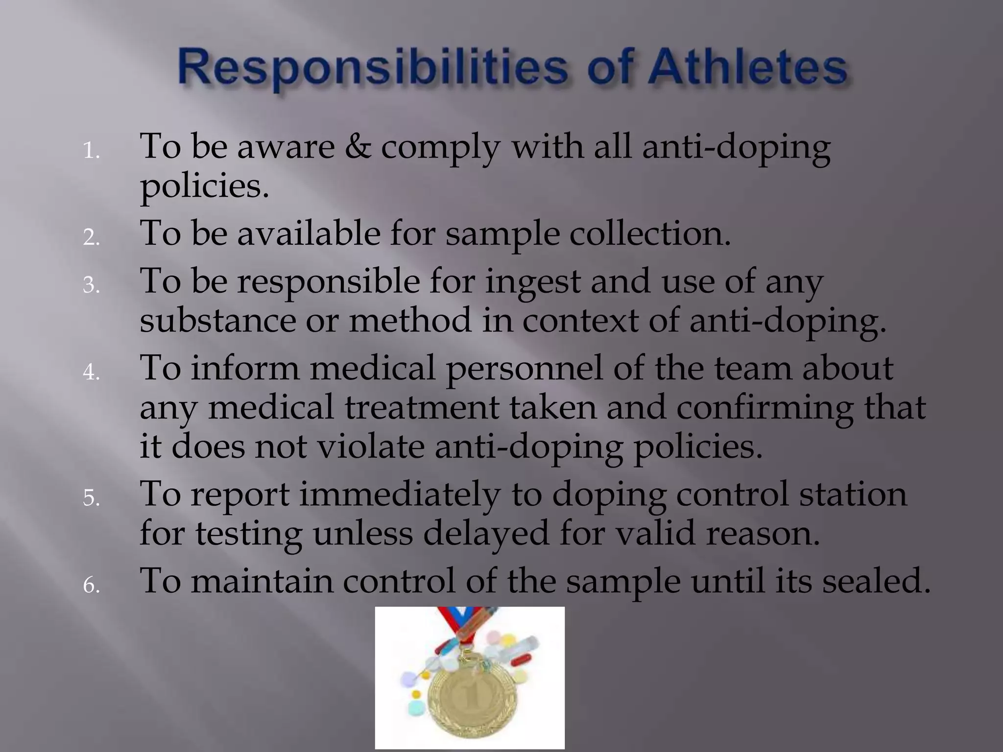 Doping in sports | PPTX