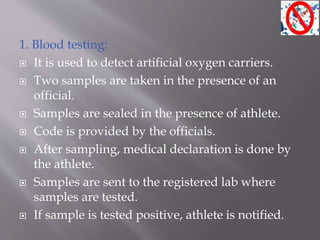 Doping in sports | PPTX