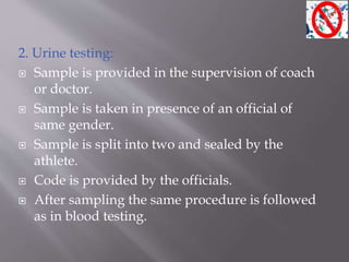 Doping in sports | PPTX