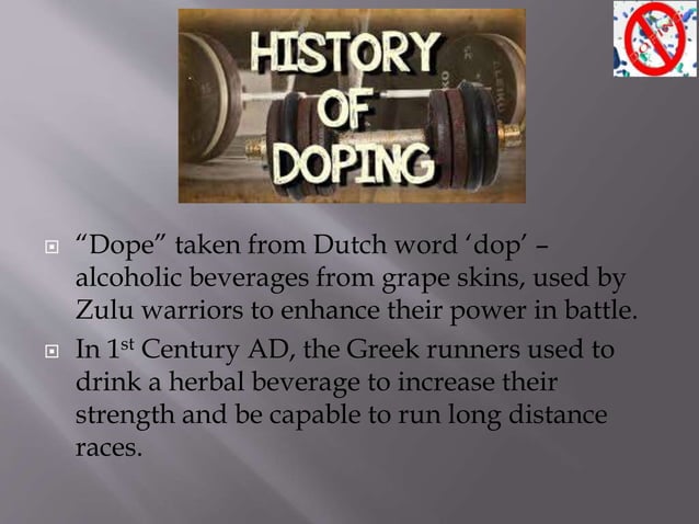 Doping in sports | PPTX