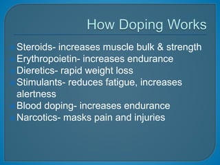 Doping in sports | PPTX