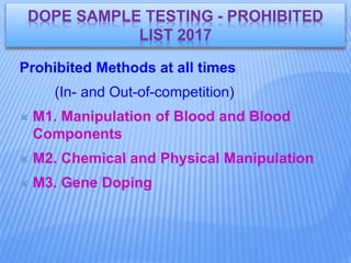 Doping in sports | PPT