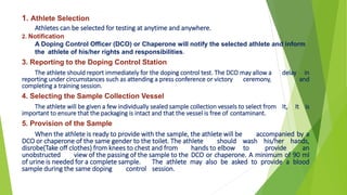 Doping in Sports dope sample collection procedure.pptx